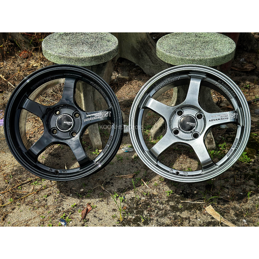 New Car Sport Rim ADVAN RACING GT Wheels 15x7 4x100 ET40 - | Shopee ...