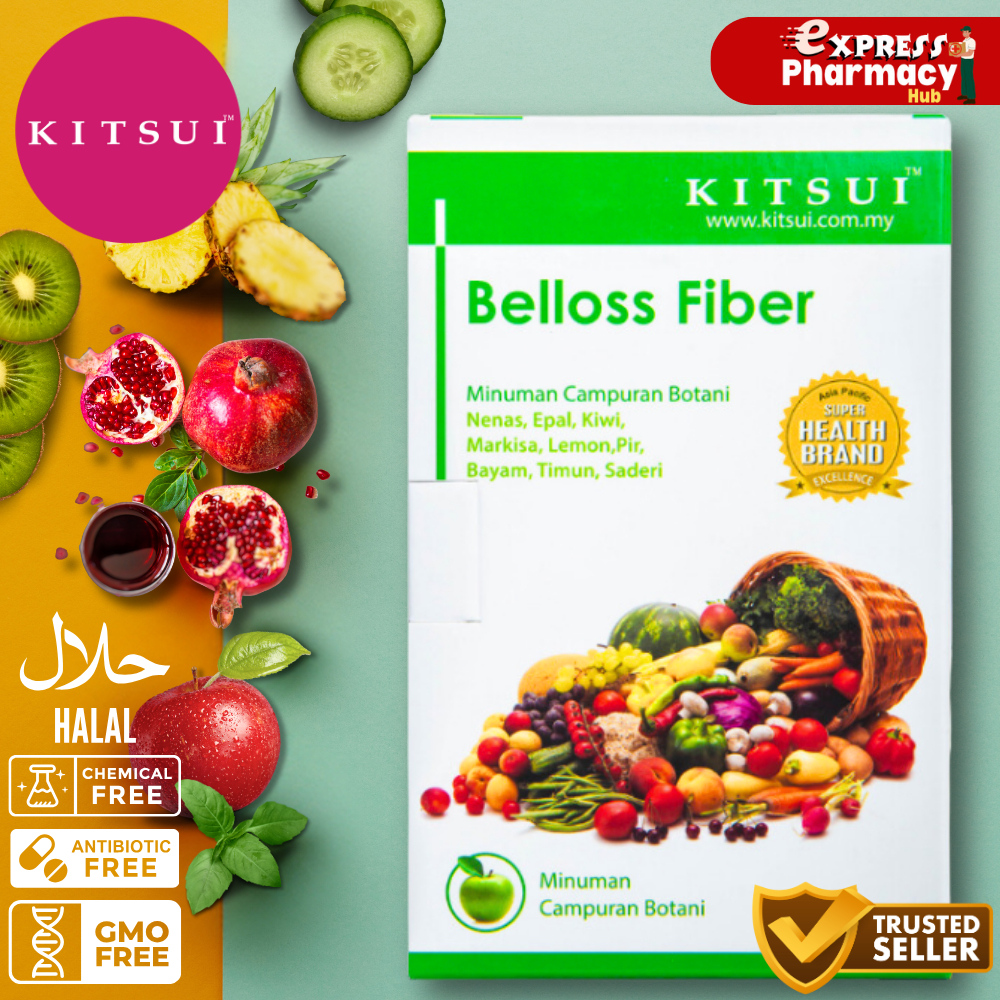 [HALAL] KITSUI Belloss Fiber (Sembelit) 15'S | Shopee Singapore