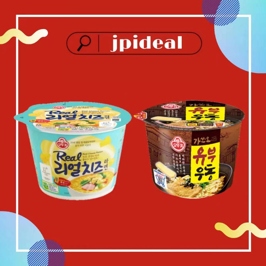 Korea Ottogi Ramyun Fried Tofu Udon/ Real Cheese Ramen 韩国 不倒翁 拉面 ...