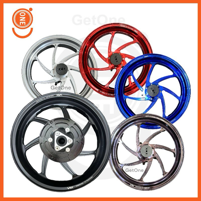 VRX SPORT RIM 7 SPOKE XMAX 250 X-MAX 250 V1 V2 7 BATANG CNC SPORT RIM ...