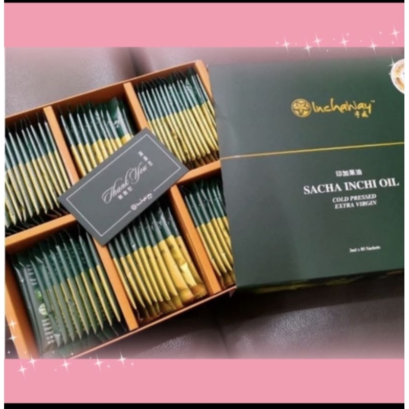 Inchaway SACHA INCHI OIL (3mlx85s +FREE 15 Sachets =100 Sachets ...