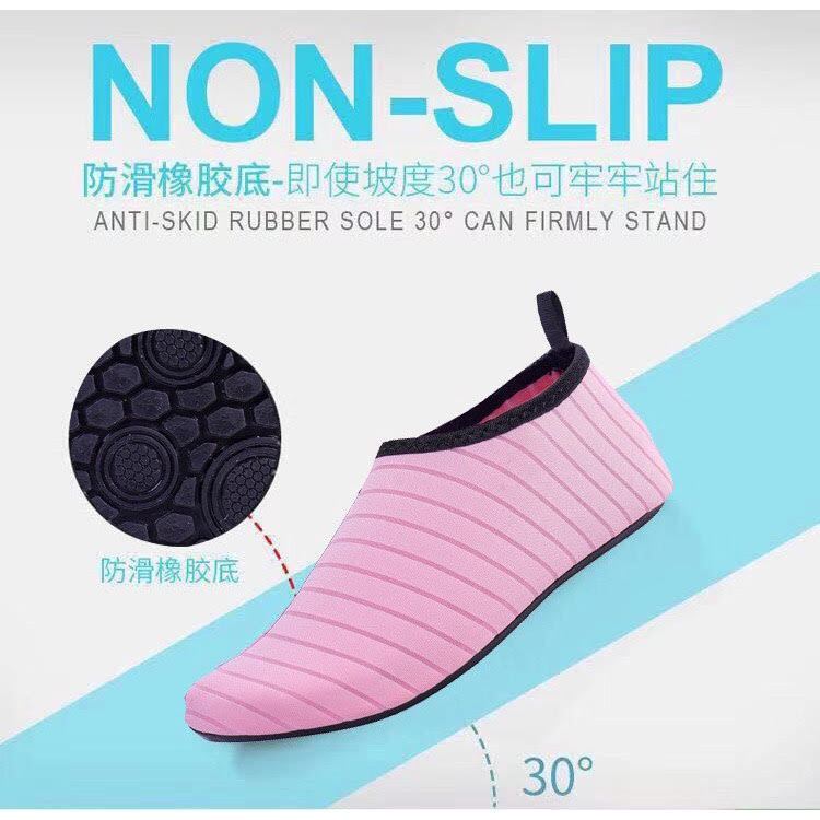 Thick Base Anti-Slip Water Beach Shoe/ Swimming Shoe/ Aqua Shoe/ Yoga ...