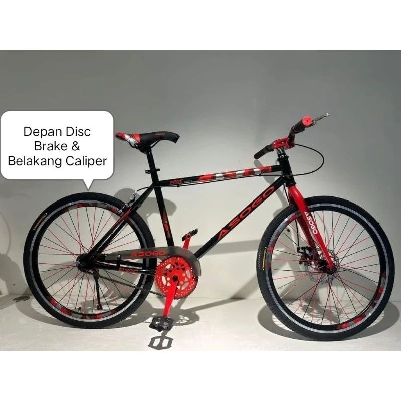 Ready TO INSTALL 24" / 700C FIXIE BASIKAL | Fixie Bike | Shopee Singapore