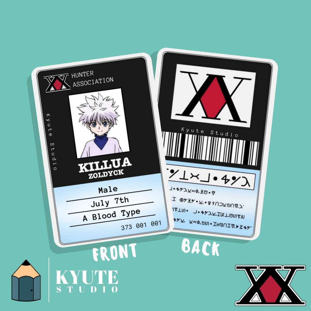HUNTER X HUNTER ID CARDS COLLECTION | Shopee Singapore