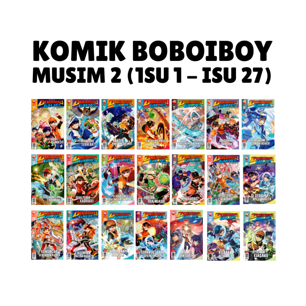 Animonsta Studios - Boboiboy Galaxy Comic Issue 1 - Issue 27 | Boboiboy ...