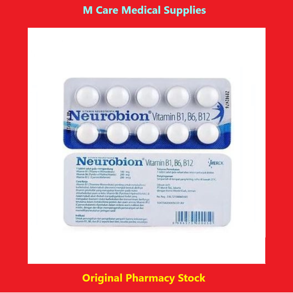 Neurobion 30tablets Vitamin B1 B6B12- Vitamins For Nerve Pain/Hand Or ...