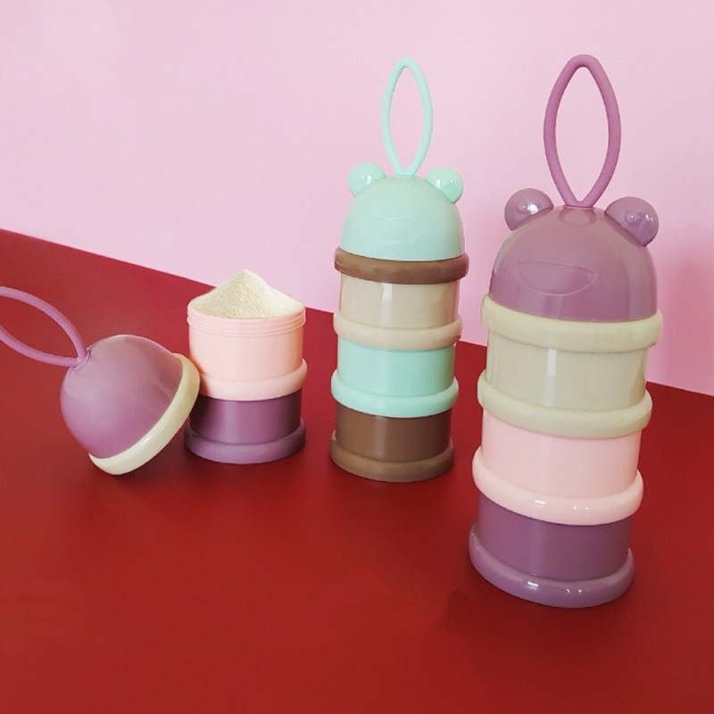 3 Layer Stackable Baby Milk Powder Container Portable | Shopee Singapore
