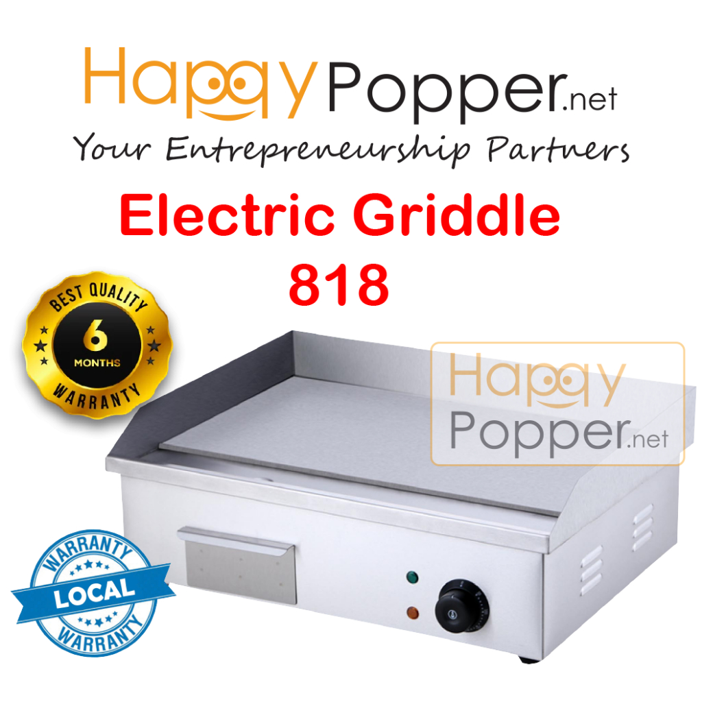 Happypopper Commercial Stainless Steel Electric Griddle BBQ Griddle ...