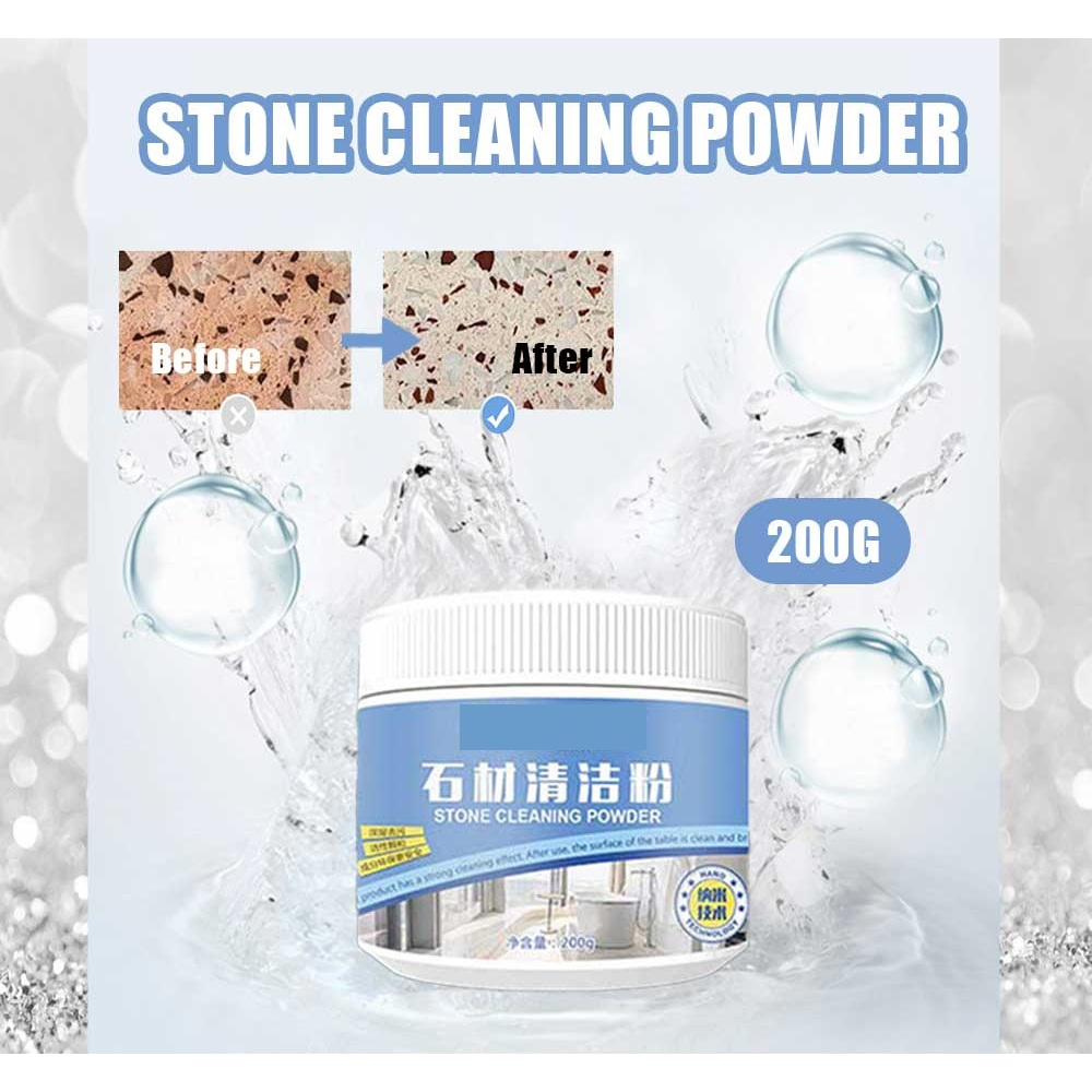 Stone Cleaning Powder Quartz Stone Stain Remover Toilet Floor Deep ...