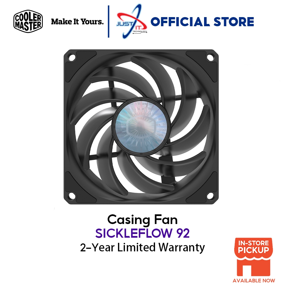 Cooler Master Sickleflow 92 Casing Fan - Black | Shopee Singapore