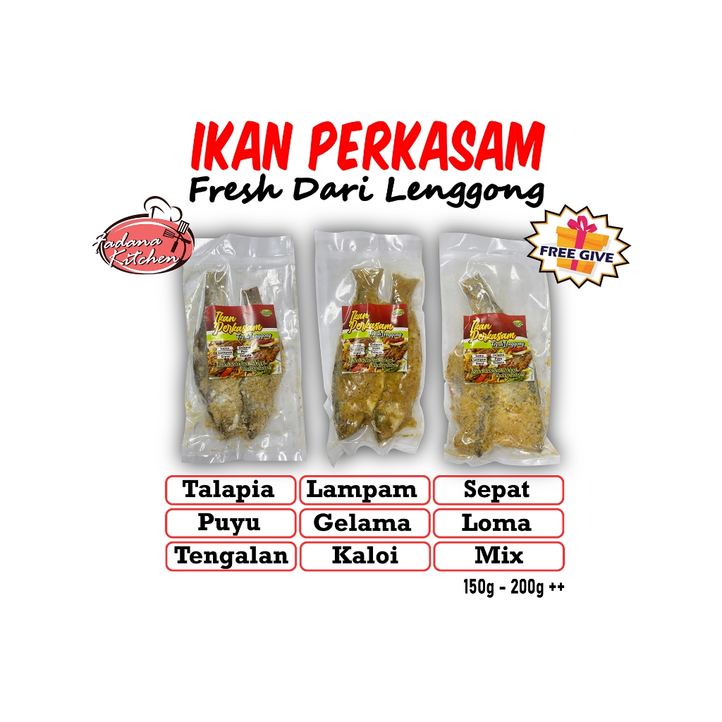 Silver pekasam fish kedah loma masam lenggong dried fish sultan hakak ...