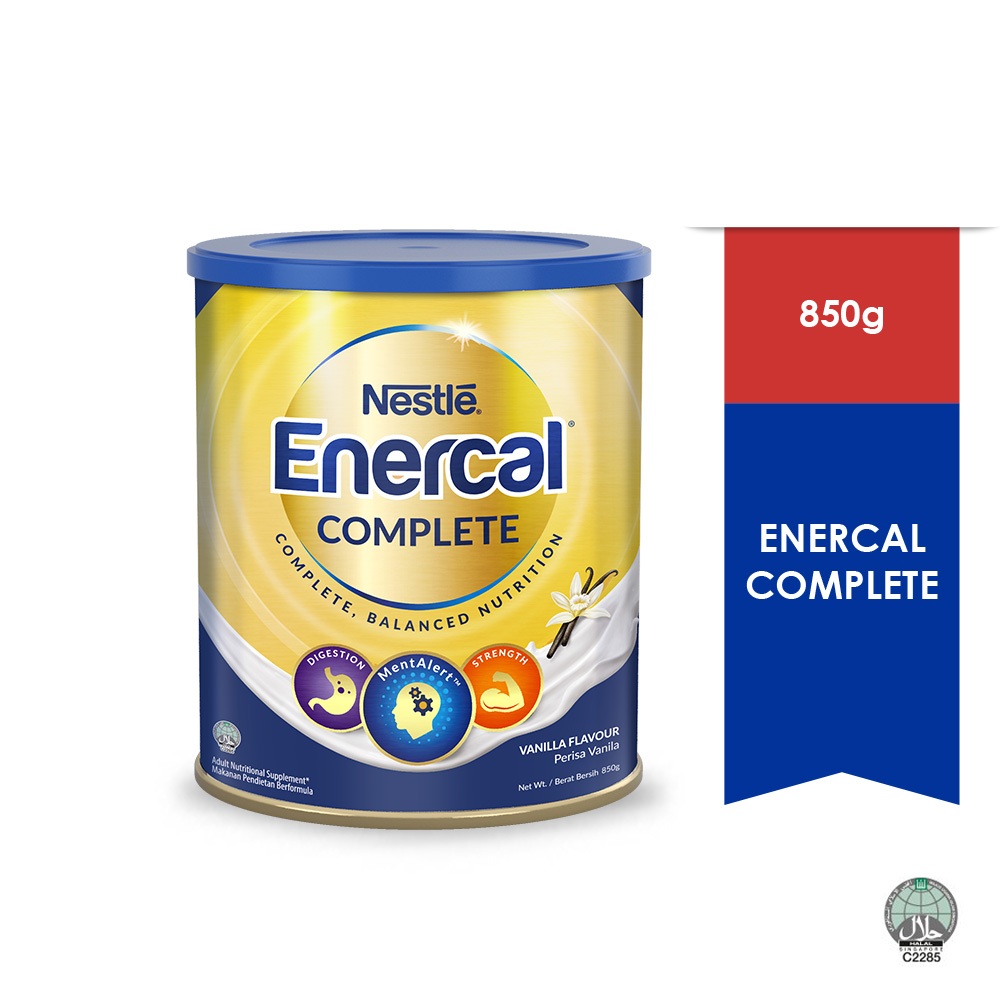 Nestlé Enercal Complete Milk Formula Powder 850g - Adult Complete ...