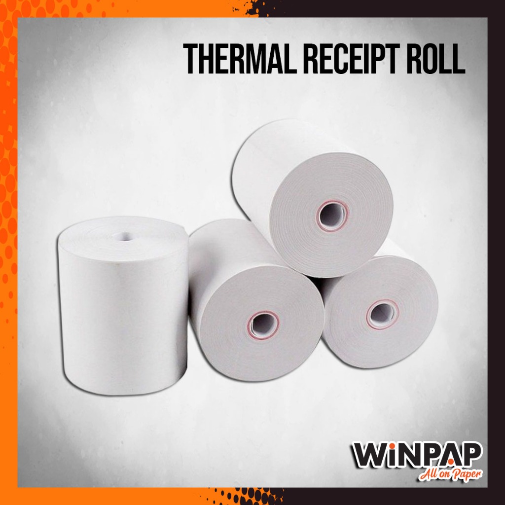 Thermal Paper Thermal Receipt Roll Pos Receipt Resit Foodpanda Grab ...