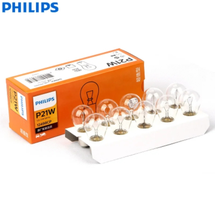 PHILIPS P21W BA15S 1156 / P21/5W BAY15D VISION TURN SIGNAL LAMPS STOP ...