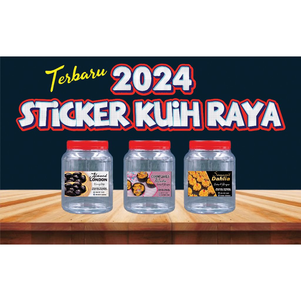 Holy STICKER. Bahulu STICKER, SAMPERIT COOKIES, KAPIT COOKIES, SUJI ...