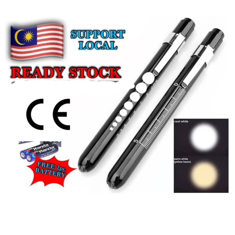 NEW Penlight Pen Light Torch Medical EMT Surgical First Aid yellow ...