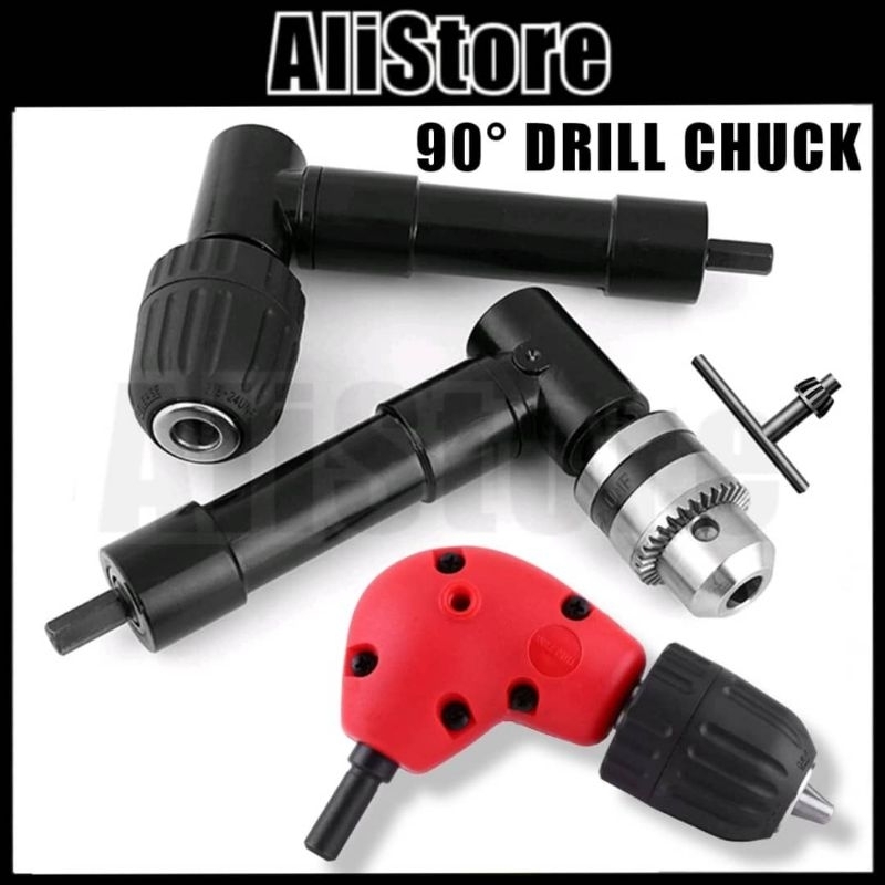 ALi 90 Drill Right Angle Corner Drill Chuck Extension Fitting ...