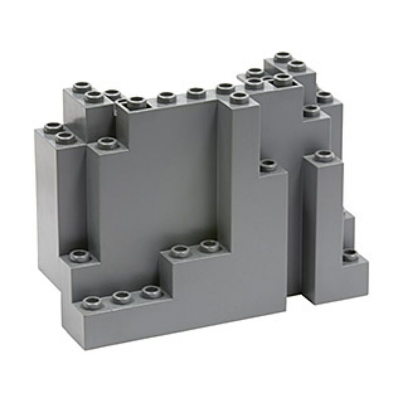 Lego Parts Rock Panel 4 x 10 x 6 Rectangular (BURP)(Dark Bluish Gray ...