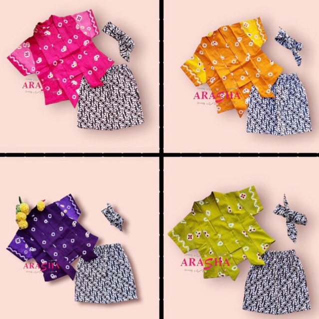 BAJU RAYA BABY GIRL !!!! SET KEBAYA KLASIK AZALEA BABY/KIDS RAYA 2025 ...