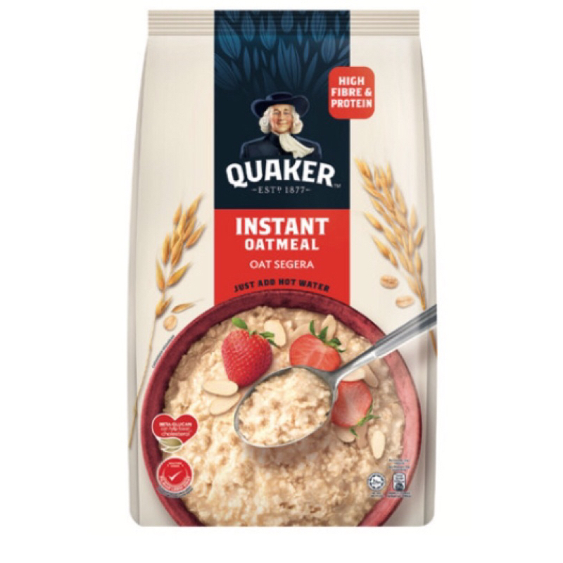 Quaker Instant Oatmeal 325g/800g/1kg/1.2kg/1.35kg ( also available with ...