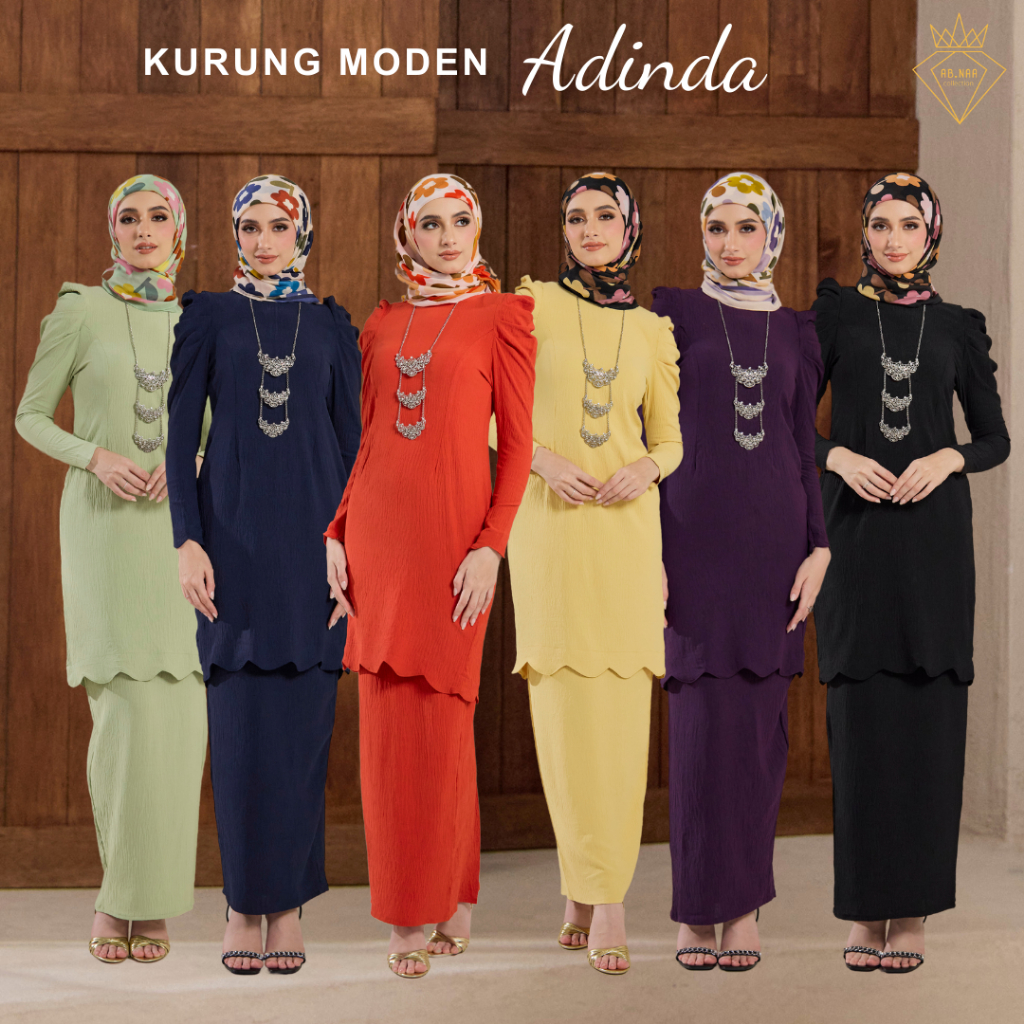 Baju Kurung Raya 2024 Viral Sulam Moden Plus Size Bridesmaid Hitam ...
