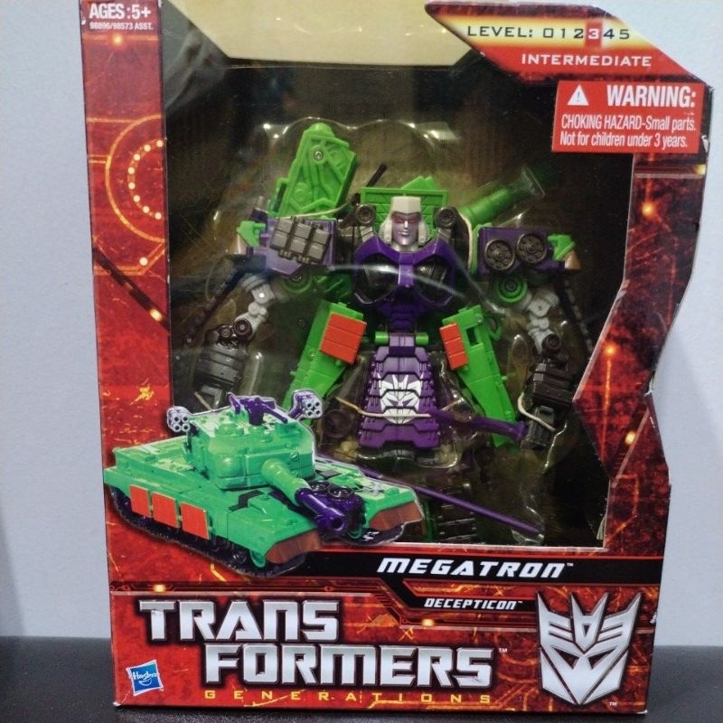 HASBRO TRANSFORMERS GENERATIONS VOYAGER DECEPTICON MEGATRON | Shopee ...