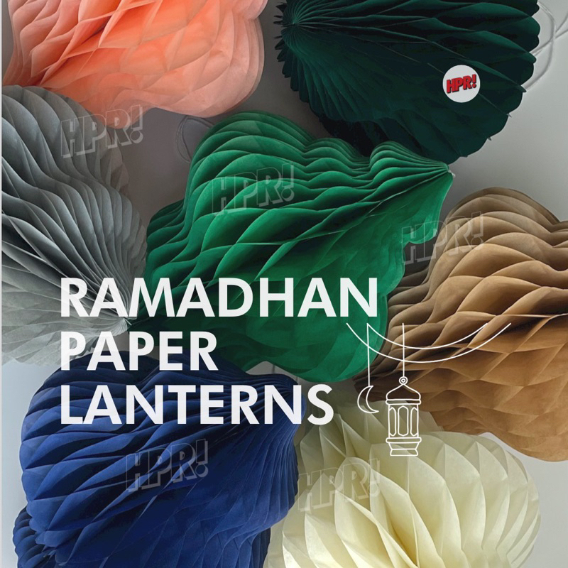 Raya Ramadhan Kareem Paper Lantern Decorations | Shopee Singapore