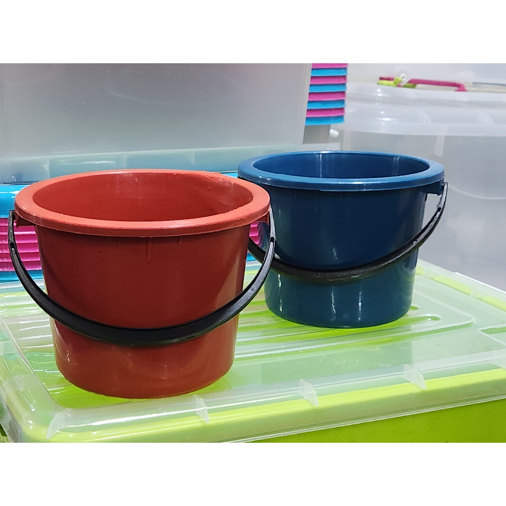 0.5 Gallon Plastic Pail/ Mini Timba Tong Baldi Plastik | Shopee Singapore