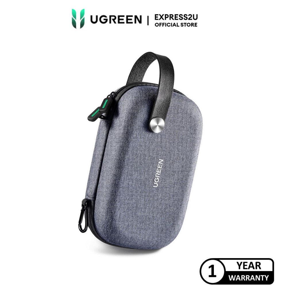 UGREEN ACCESSORY MULTI-FUNCTIONAL TRAVEL STORAGE CASE (GRAY) | Shopee ...