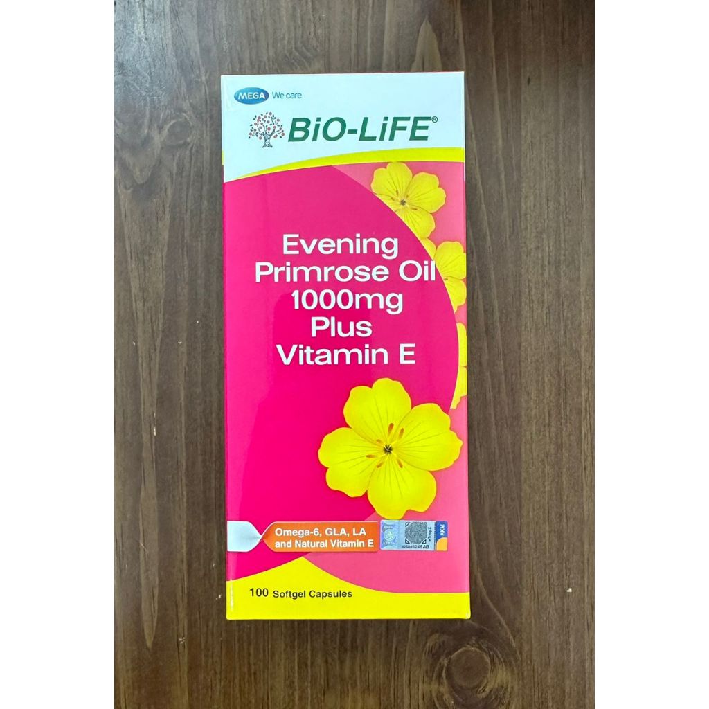 Bio-Life Evening Primrose Oil 1000mg Plus Vitamin E 100's (EXP:11/2025 ...