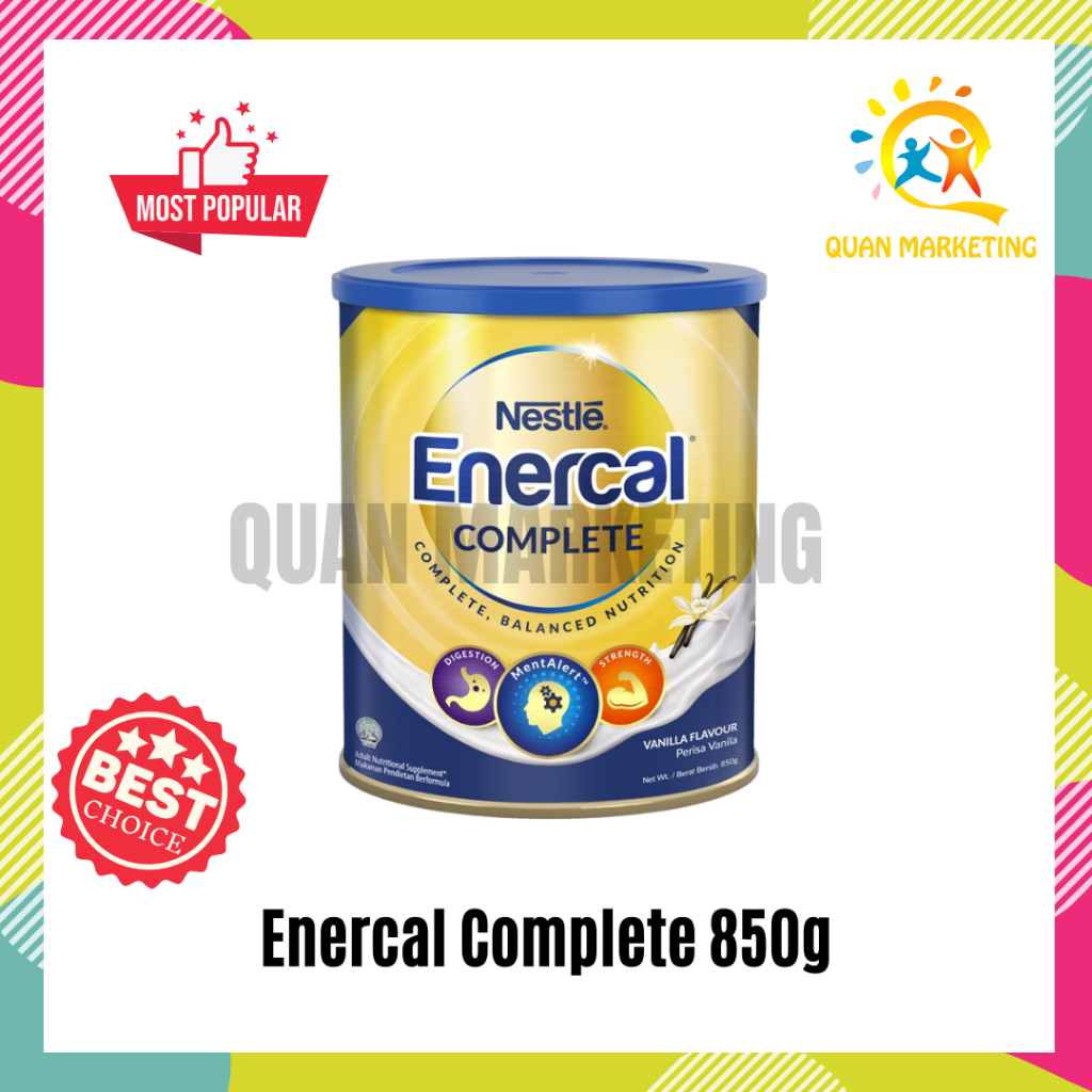 Enercal Complete Milk Formula Powder 850g (Adult Complete Nutrition ...