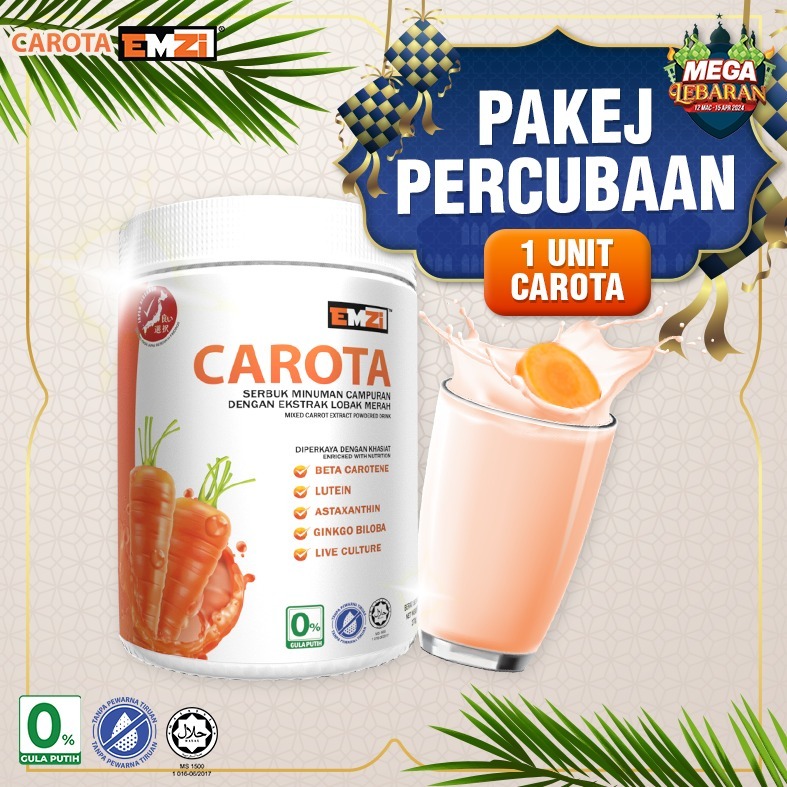 MATA Carota Emzi Carota For Mind Eyes Carrot Milk 270g | Shopee Singapore