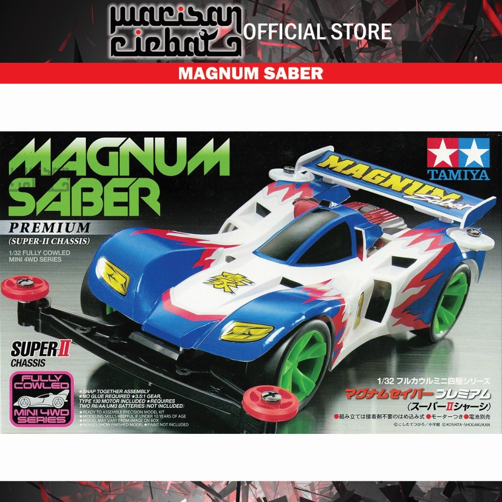 Tamiya 19431 Mini 4WD 1/32 Magnum Saber Premium (Super II Chassis ...