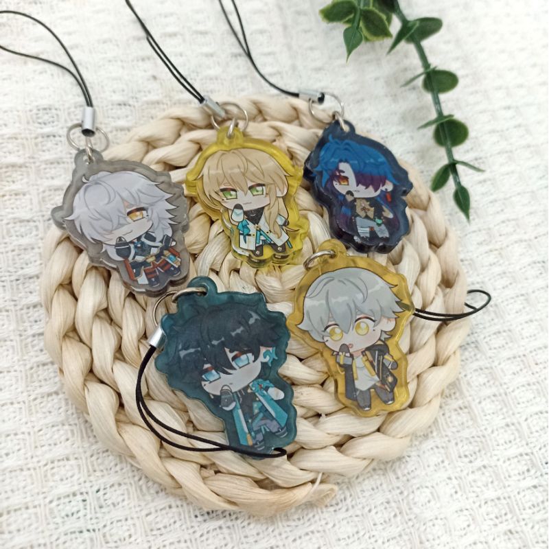 Honkai Star Rail Jing Yuan Luocha Blade Dan Heng Caelus Phone Charm ...