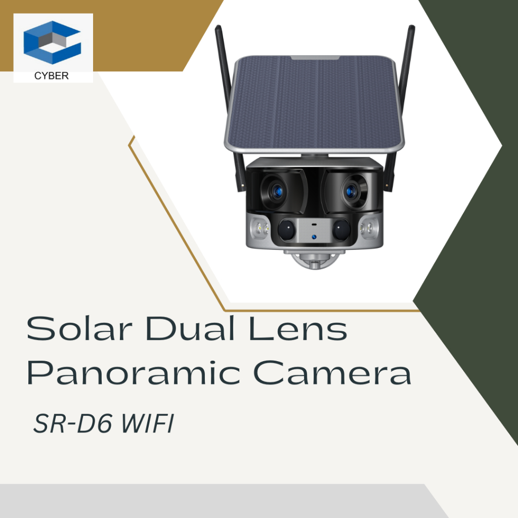 Solar 180 Dual Lens 4G WI-FI 4K Panoramic Camera Intelligent Ultra Low ...