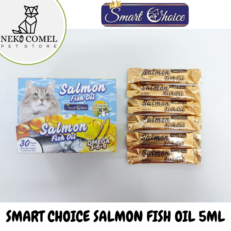 Smart Choice Salmon Fish Oil 3-6-9 Cat & Dog / (1 SACHET 5 ml) | Shopee ...