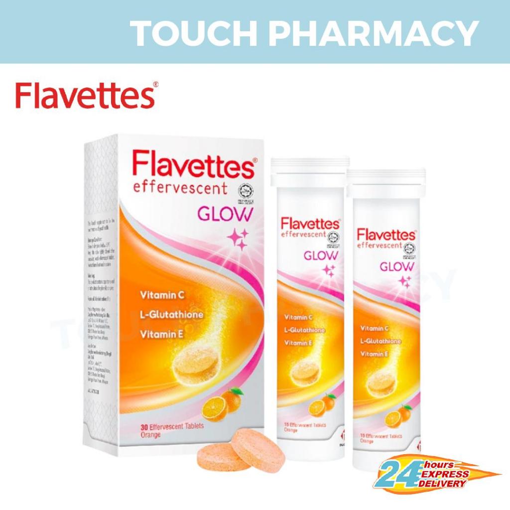 (exp 3/26) FLAVETTES Effervescent Glow Tab 30's/BOX | Shopee Singapore