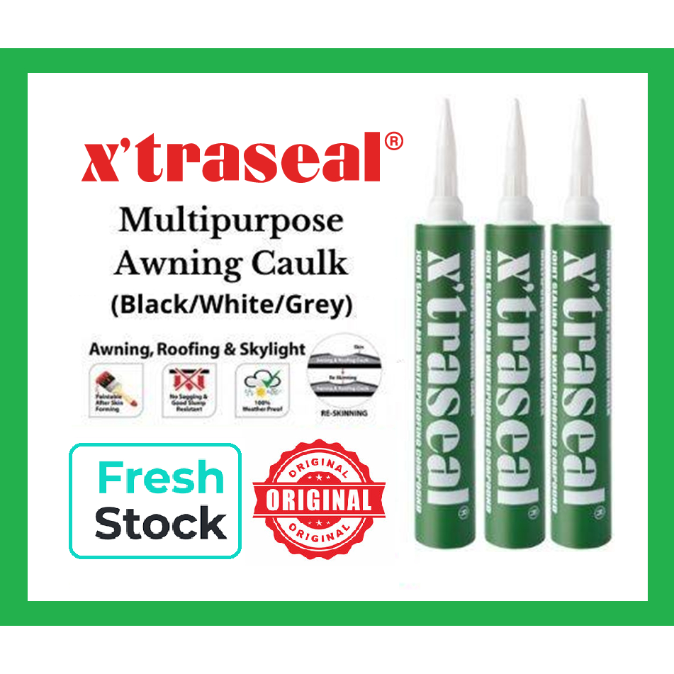 xtraseal vtech awning silicone / silicon / xtraseal awning caulk / atap / metal roofing / zink ...