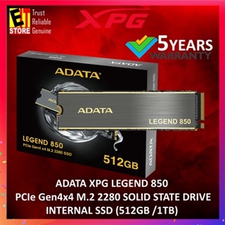 ADATA SSD XPG LEGEND 850 LITE 500GB /1TB /2TB PCIe GEN 4X4 NVMe M.2 ...