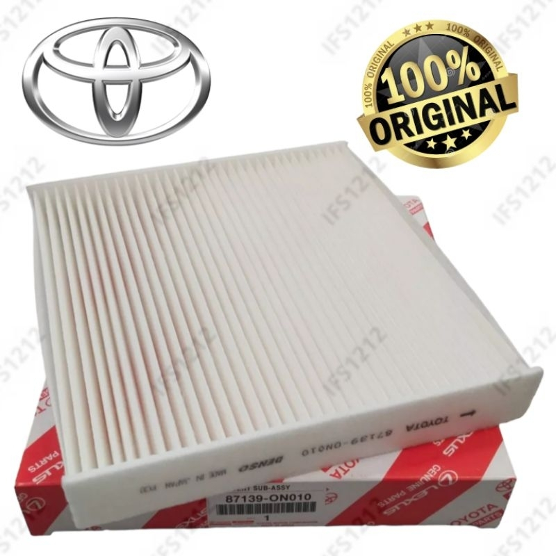AIR COND FILTER TOYOTA ALTIS VIOS YARIS WISH ESTIMA HILUX VELLFIRE ...