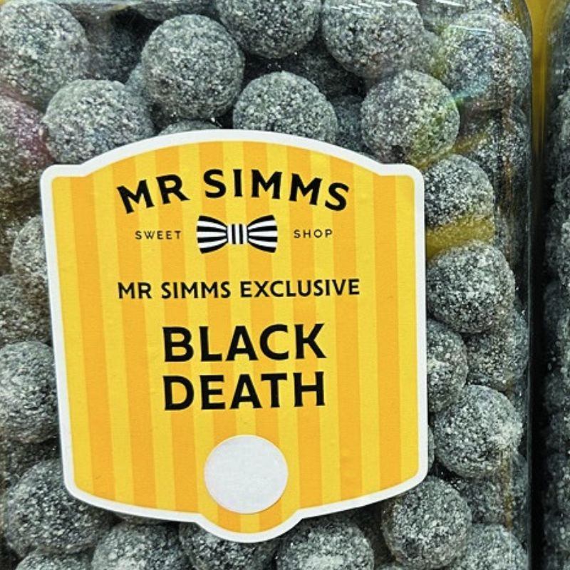 Mr Simms Black Death Mega Sour Candy (Repack) | Shopee Singapore