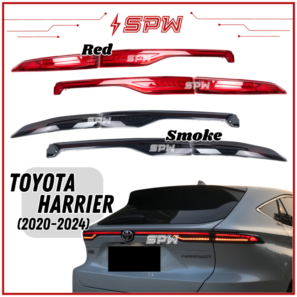 Toyota Harrier XU80 (2020-2024) LED Tail Lamp Tail Light Rear Garnish ...