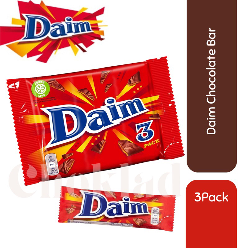 Daim Chocolate Bar 3Pack (3x28g) | Shopee Singapore