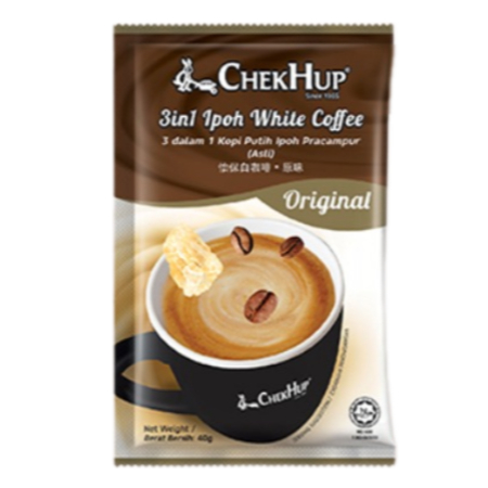 Chek Hup 3in1 Ipoh White Coffee (40g x 3 sachets) | Shopee Singapore