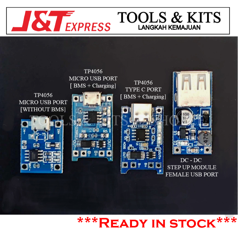 TP4056 18650 Battery Charging Module & DC-DC Step Up Module using Solar ...