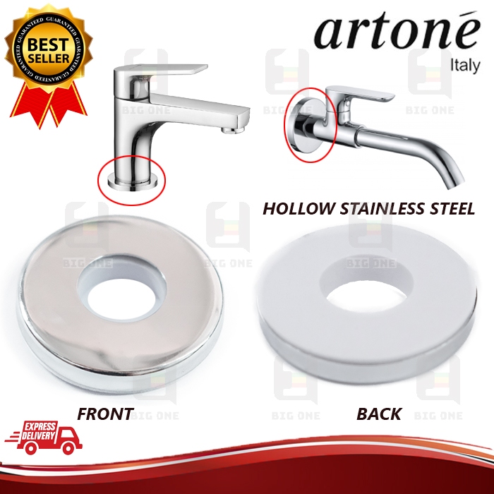 ARTONE BASE-50 HOLLOW STAINLESS STEEL FAUCET TAP BASE COVER PLATE TO ...