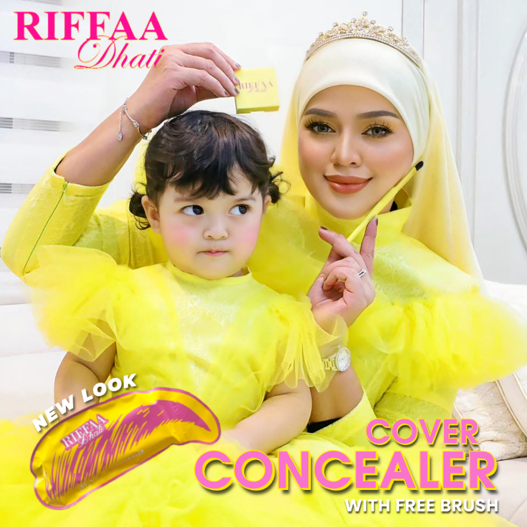 Riffaa Concealer / Rifaa Dhati New Free Brush Cover Eyebrow Dark Spot ...