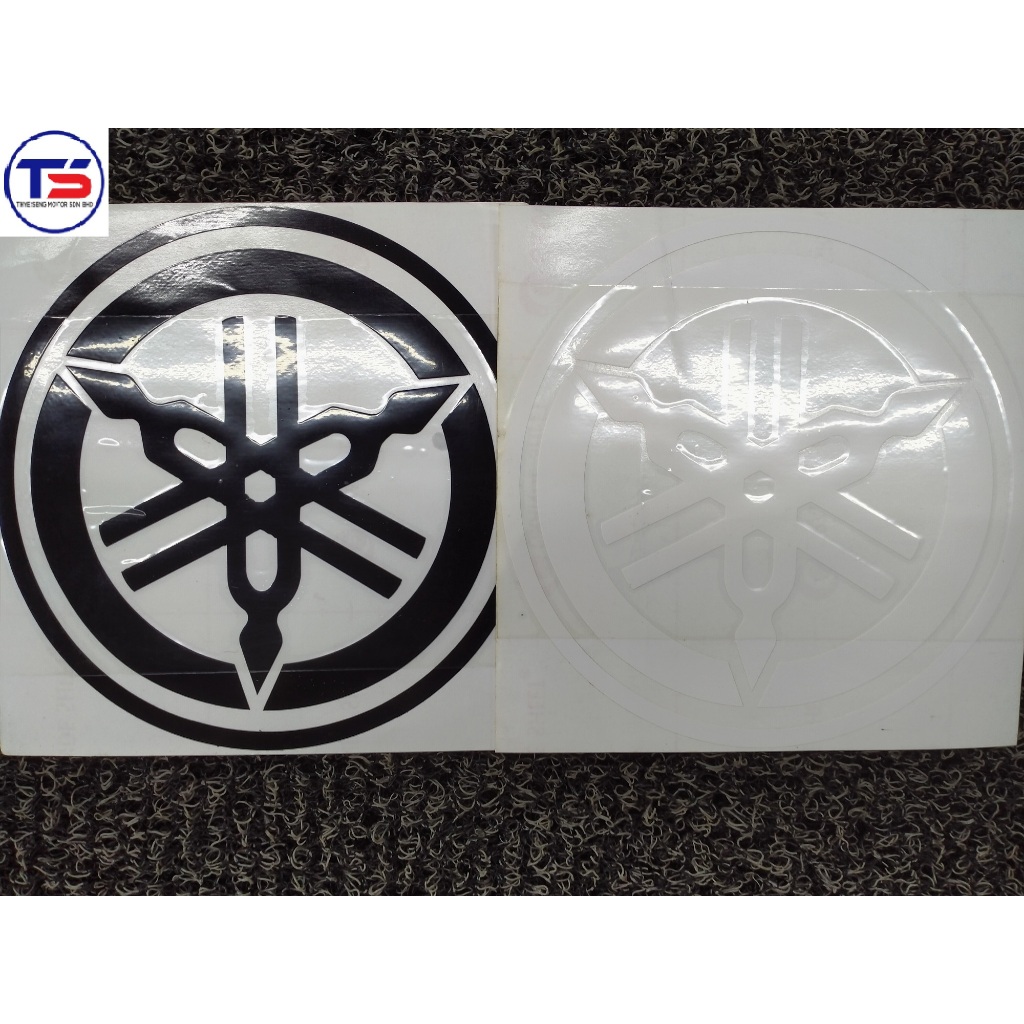 YAMAHA STICKER ACCESSORIES (BLACK & WHITE) | Shopee Singapore