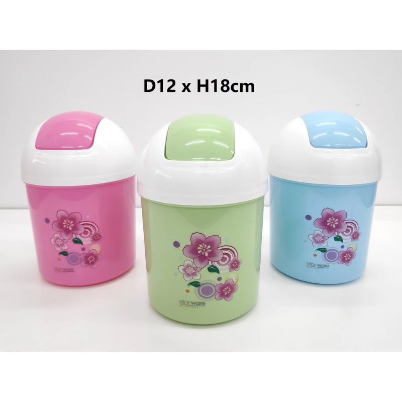 mini desktop dusbin/trash can roll swing with lid table dusbin mini ...