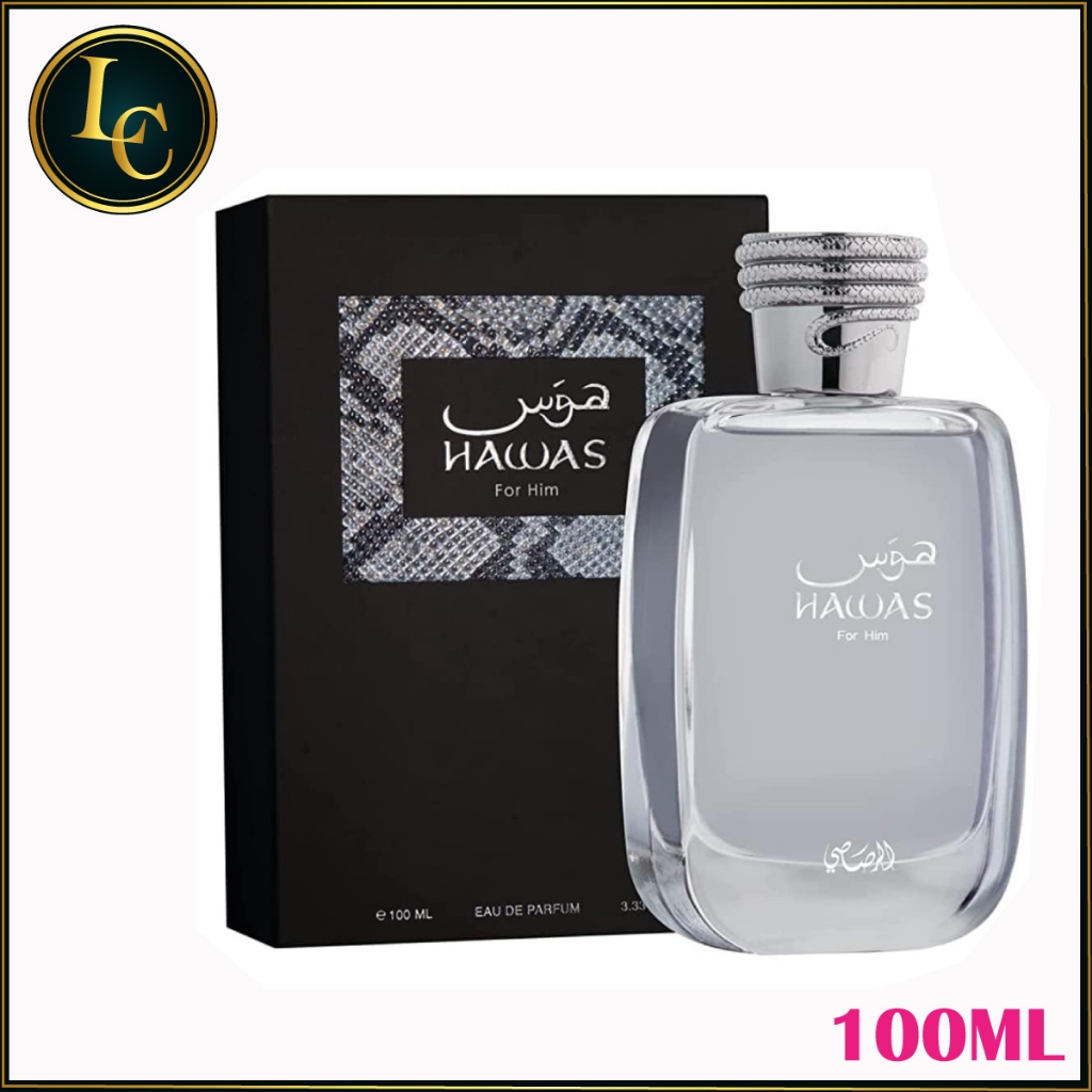 HAWAS MEN 100 ML EAU DE PERFUME SPRAY RASASI FOR MEN | Shopee Singapore